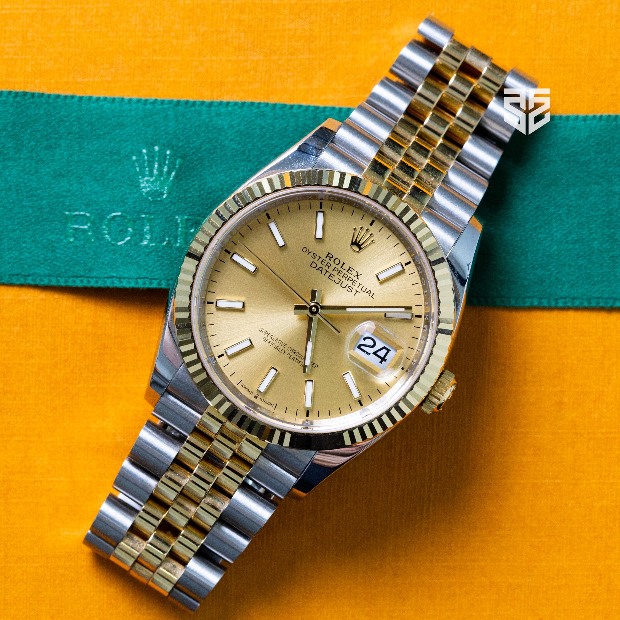 Rolex DateJust 36mm Champagne Dial Ref: 126233 2025 – The Smiling Second